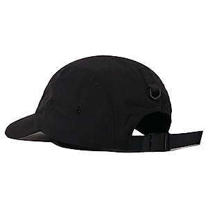 CLAPE Curved Brim 5 Panel Hat UPF50+ Sun Hats Quick Dry Outdoor Sports Run Cap (GD50-Black)
