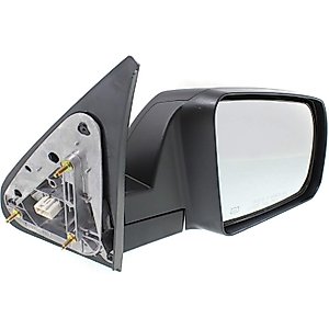 Kool Vue Passenger Side Power Heated Mirror for Toyota Tundra 2014-2021 Without Blind Spot Monitor Textured With Cold Climate Specification
