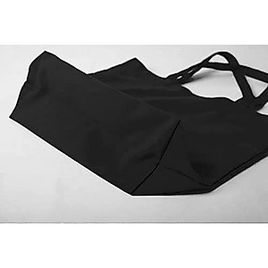 CANVAS FABRIC 600 Denier Polyester 60" Width Black (1 yard)