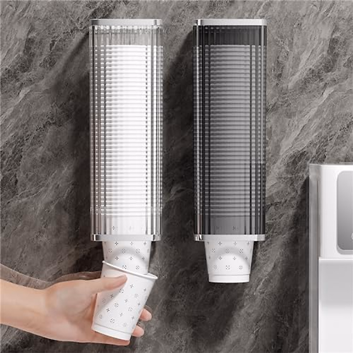 XPBEW Convenient Cup Holder for Water Dispenser Wall Mounted Paper Cup Dispenser Cup Storage Holder