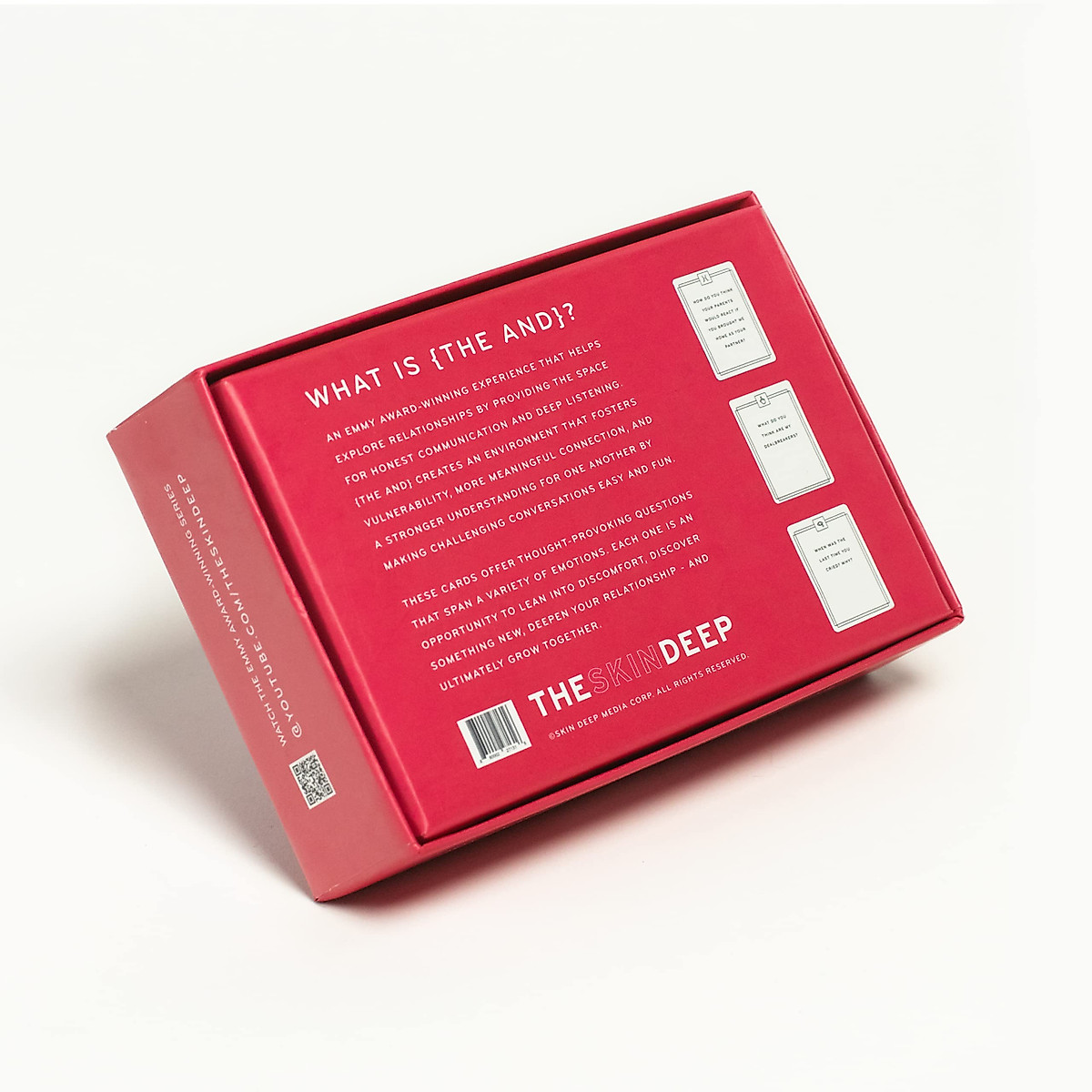 {THE AND} Dating Edition - 199 Thoughtful Conversation Cards for Dating Couples - Questions to Get to Know Your New Person & Create Connections - Fun Date Night Card Game for Adults by The Skin Deep