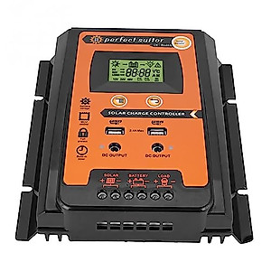 GANAZONO Solar Charge Regulator Solar Controller Electric Generator Dynamo Solar Charge Controller Solar Regulator Charge Controller Solar Charge Battery dyna-GRO 70a USB Lithium Battery