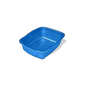 Van Ness Pets Extra Small Open Cat Litter Box, Kitten/Rabbit Size, Blue, CP0