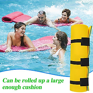 3 Set Floating Water Mat Straps with Pad Protectors, Floating Water Pad Straps Reusable Securing Straps for Storing Mats Up to 18 Feet Long or Shorter, Floating Mat Accessories, Storage Straps