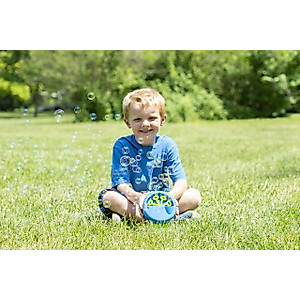 Little Kids Fubbles Bubble Blastin’ Bigger Bubbles Kids Automatic Party Machine and Includes 4oz of Bubble Solution Toy, Pink