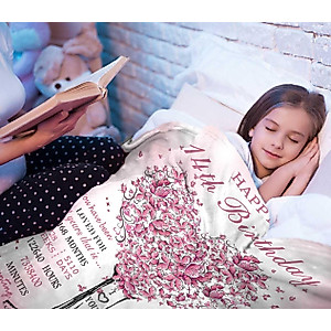 Christmas Ideas Gifts for 14 Year Old Girls, Birthday Gifts for 14 Year Old Girl Blanket 60"x50", Happy 14th Birthday Decorations for Girls, Best 14th Birthday Gift for Girls