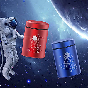 CUMFYHOUS 2 Pack Portable Aluminum Storage Jar,Airtight Smell Proof Container,Stash Jar with Screw-Top Lid Lock Odor,Double Sealed Airtight Jar,Multipurpose Container for Herb Spices,Coffee & Teas