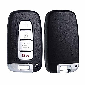 Key Fob Replacement Fits for Hyundai Sonata Genesis 2010 2011 2012 2013 2014 Azera Equus Kia Optima 2009-2013 Ria Sorento Forte Borrego Smart Keyless Entry Remote Control SY5HMFNA04