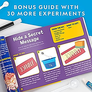 NATIONAL GEOGRAPHIC Science Magic Kit – Science Kit for Kids with 50 Unique Experiments and Magic Tricks, Chemistry Set and STEM Project, A Great Gift for Boys and Girls (Amazon Exclusive)