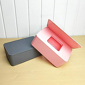 Wet Wipes Storage Box/Wipes Dispenser, Wipes Holder Container Tissue Storage Box with Lid Wipes Dispenser for Vanity, Countertops, Desk, Office, Dorm