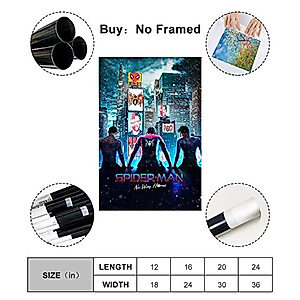 SPMDH 2021 No Way Home Movie Poster Decorative Painting Canvas Wall Art Living Room Posters Bedroom