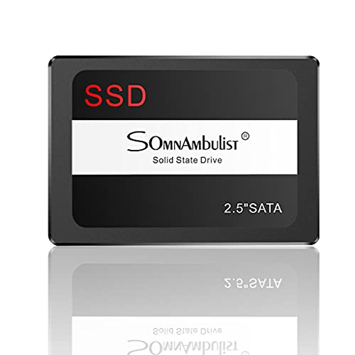 Somnambulist SSD Internal Solid State Drive Disk SATA III 2.5 inch SSD 960GB 2TB Laptop Notebook (Black-960GB)