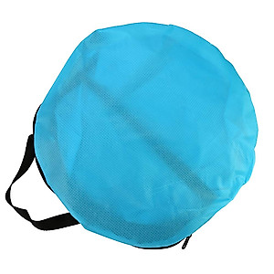 VGEBY Foldable Kayak Sail 108cm Foldable Kayak Wind Paddle Board Sail Down Wind Kayak Sail with Clear Window(Blue)