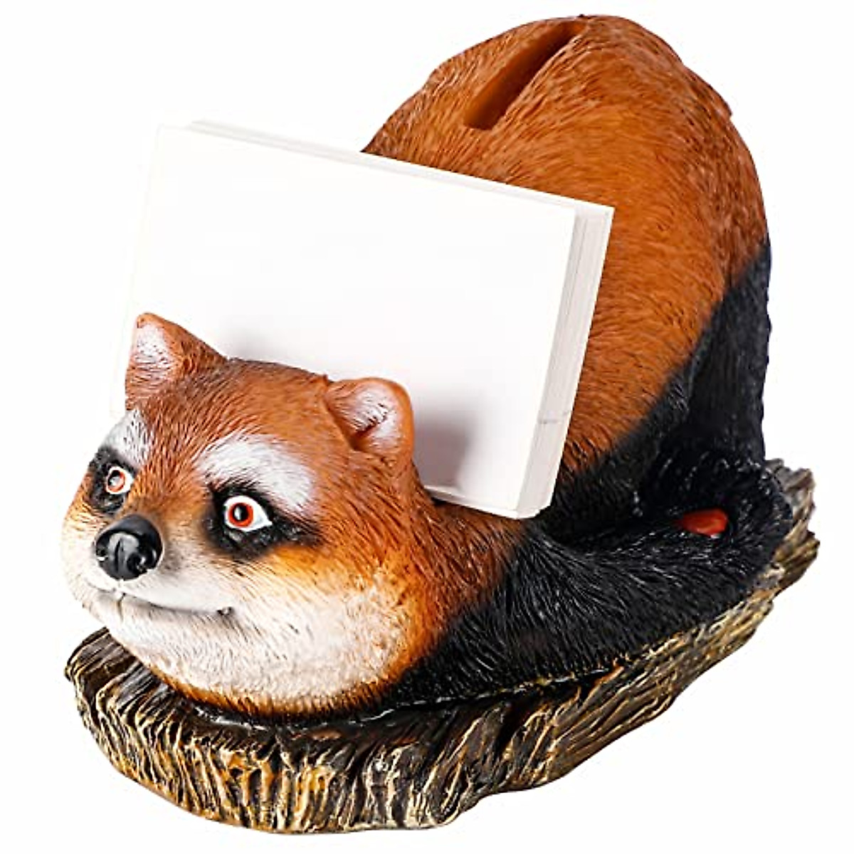 Rascally Red Panda Multi-Functional Desktop Organizer | Cell Phone Stand | Tablet Stand | Eyeglass Holder | Sunglass Holder | Piggy Bank | Desk Pet | Unique Gift