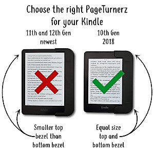 PageTurnerz 5-in-1 Grip Case Cover for Kindle Paperwhite 4 e-Reader (10th Gen) - Read in Any Position. Award Winning Design.