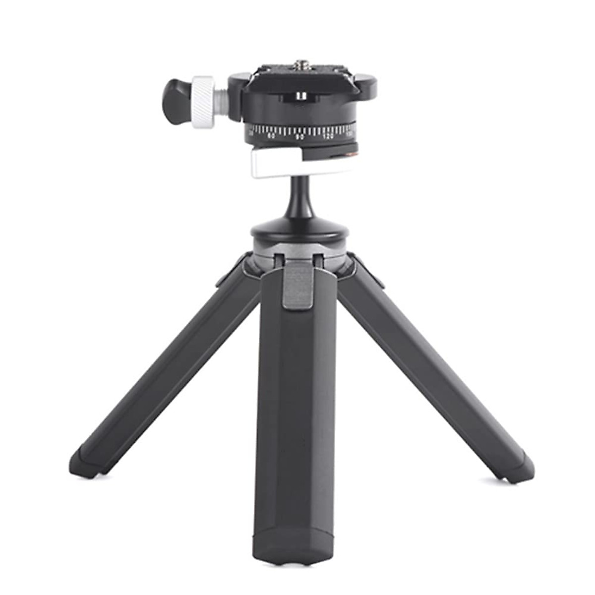 Portable Desktop Mini Tripod, Professional Mini Tripod with Panoramic Ball Head for Action Sports Camera Mirrorless Camera