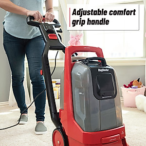 Rug Doctor Pro Deep Commercial Carpet Cleaning Machine, Large Red Commercial Grade Carpet Cleaner, CRI Platinum Rated, Includes 48 oz. of Oxy Cleaning Solution