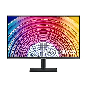 SAMSUNG Business S60A Series 32 Inch Viewfinity QHD 2540x1440 Computer Monitor, VA 75 Hz, HDR10, DP, HDMI, Headphone, USB 3.0 Hub, 3-Yr WRNTY (S32A604NWN), Black