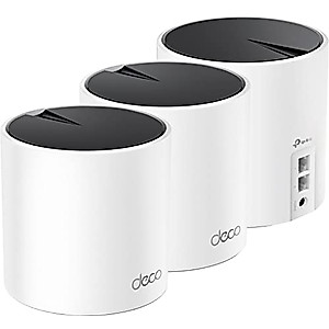 TP-Link - Deco X25 AX1800 Dual-Band Whole Home Mesh Wi-Fi 6 System (3-Pack) - White (Renewed)
