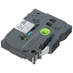 2/Pack Genuine Brother 1/2" (12mm) White on Clear TZe P-touch Tape for Brother PT-1280, PT1280 Label Maker