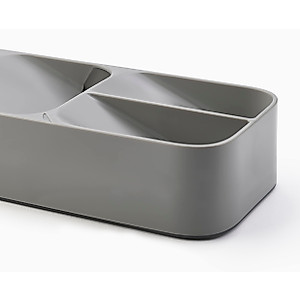 Joseph Joseph DrawerStore Compact Cutlery Organizer Kitchen Drawer Tray, Small,Gray