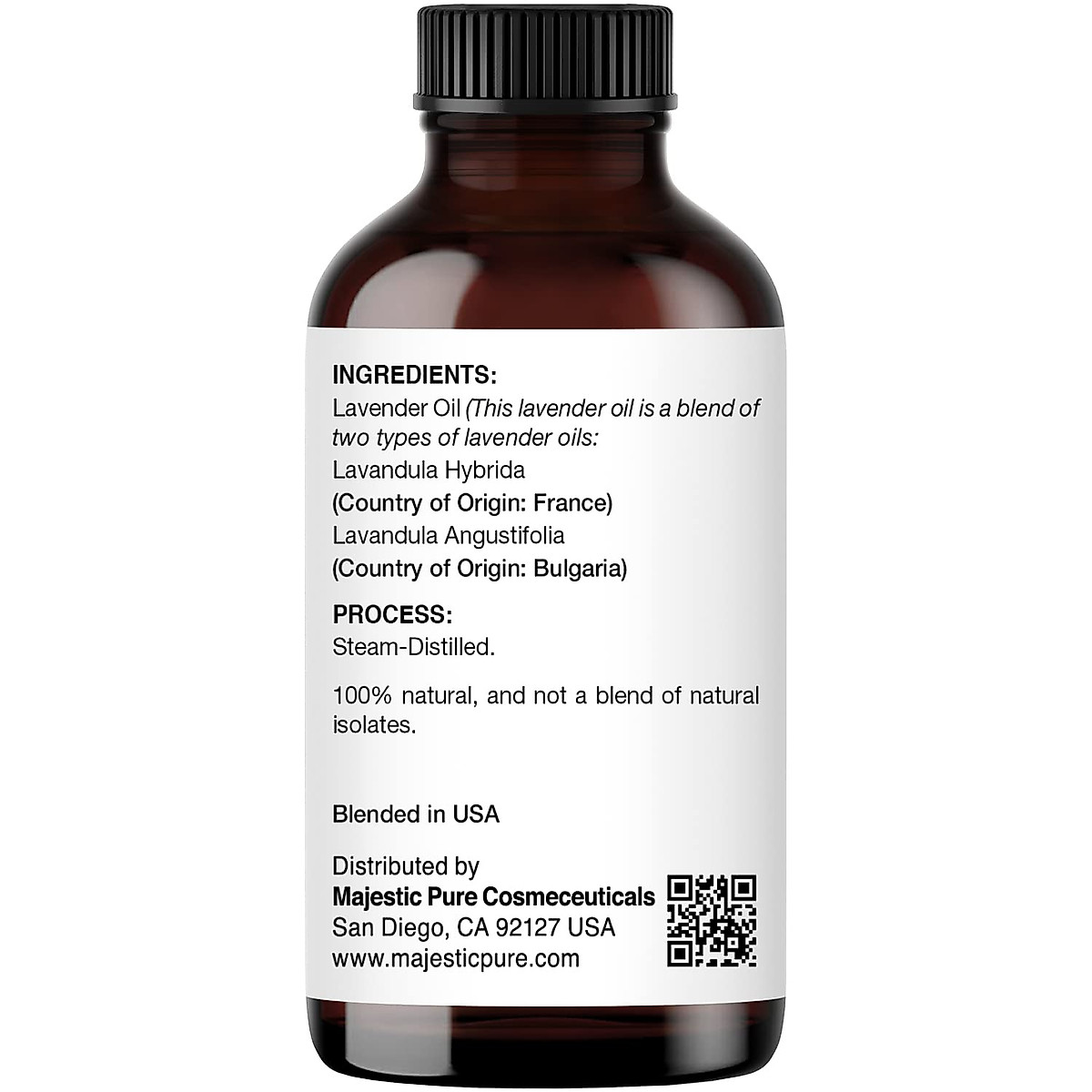 Majestic Pure Lavender USDA Organic Essential Oil | 100% Organic Essential Oil for Aromatherapy, Massage and Topical Uses | 1 fl. Oz