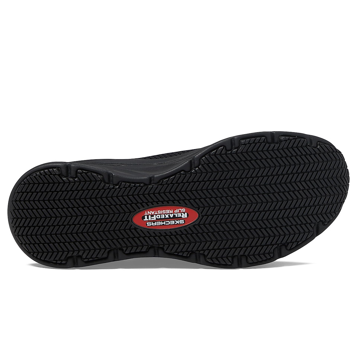 Skechers Women's Slip on Athletic Styling Health Care Professional Shoe, 7 Black