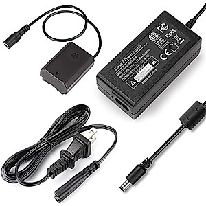 F1TP NP-FZ100 AC Power Adapter Dummy Battery Kit for Sony Alpha A6600, A7C, A7 III, A7S III, A7R III, A7R IV,A1, FX3, FX30, A9II, A9R, A9S Cameras