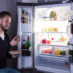 Ugvmn Refrigerator Light Bulb KEI D34L Bulb Compatible with Whirlpool Frigidaire Kenmore 5304511738 Refrigerator Freezer Light Bulb Replacement AP6278388 PS12364857 (5W 100V-265V Appliance Bulb)