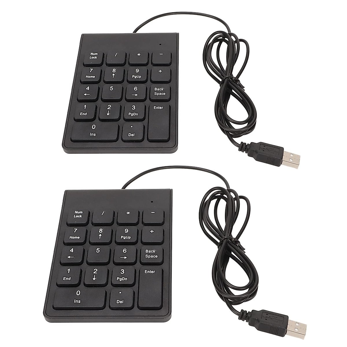 GLOGLOW Numeric Keypad, Plug and Play Wired Numeric Keypad 18 Keys for Bench (2PCS), GLOGLOWzcptxygred-12
