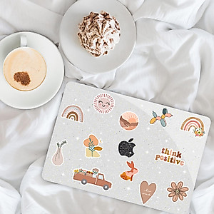 G JGOO Compatible with MacBook Air 13 Inch Case 2022 2021 2020 2019 2018 Release M1 A2337 A2179 A1932 Touch ID, Clear MacBook Air Case, Glitter Hard Shell Case + 2 Keyboard Cover + Screen Protector