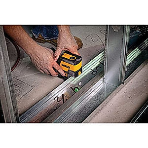 DEWALT Laser Level, Cross Line and Spot Laser, Green (DW0822CG)