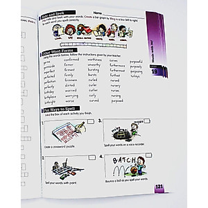 4th Grade Spelling Student Workbook Level D by A Reason For - Fourth Graders Practice Workbooks for Words, Vocabulary & Comprehension Skills - Kids Help Books for Homeschool, Classroom, & Home