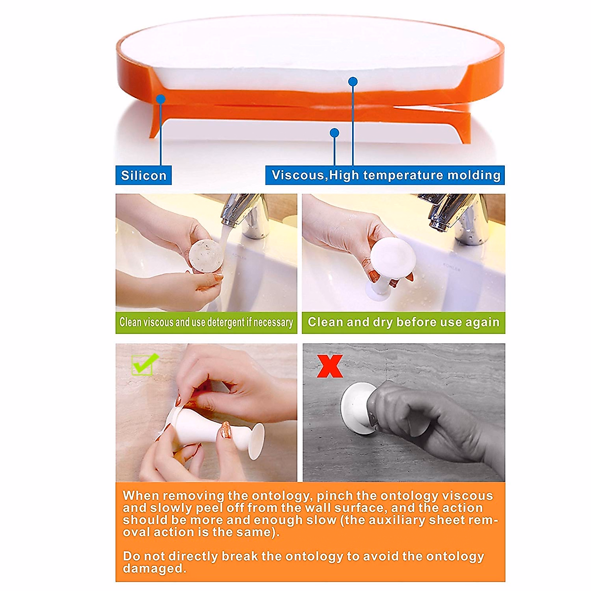 ZC GEL Magnetic Door Stopper Self Adhesive, Silicone Door Stop Holder Wall Mount Damage-Free with Durable Reusable Waterproof House Door Stopper, No Need to Drill Collision Mute No Trace (White)