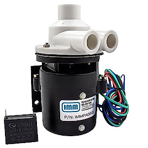 Pump Motor Assembly Replacement for Hoshizaki PA0613 Includes Capacitor New Improved Packaging