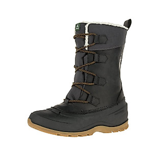 Kamik Women's Snowgem Winter Boots, Black, 10