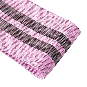 Adjustable Hip Resistance Band, Qiilu Unisex Adjustable Hip Resistance Band Hip Resistance Band Loop Circle Gym Yoga Fitness Exercise(Pink)
