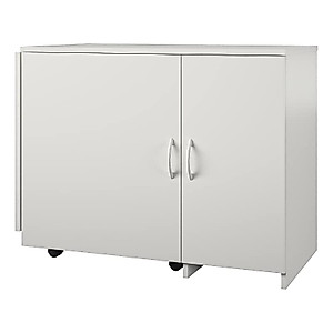 Ameriwood Home Arleta Swivel Craft Desk, White