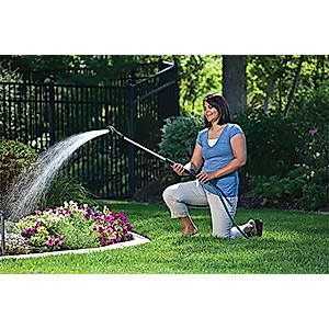 Orbit 58674Z 10 Pattern Front Trigger Turret Wand, 1, Black