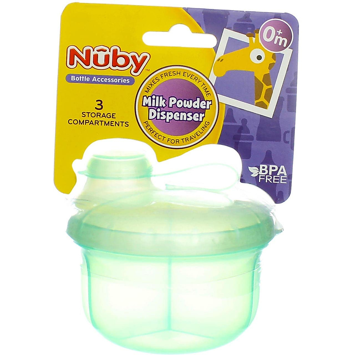 Nuby Milk Powder Dispenser, Colors May Vary (1 Pack)