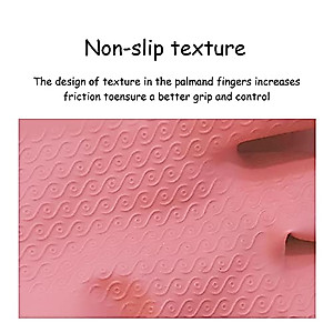 KINGFINGER Rubber Latex Waterproof Dishwashing Gloves,2 Pair Medium Long Cuff Flock Lining Household Cleaning Gloves