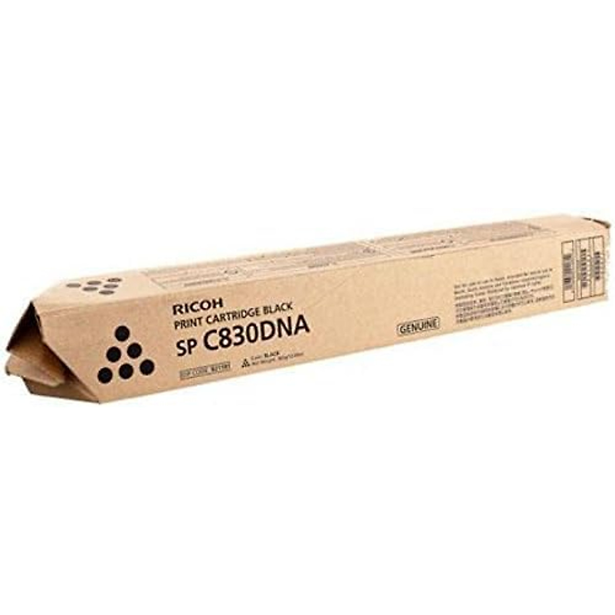 Ricoh Black 25500 Page Yield Toner Cartridge for SP C830DNA SP C831DN Aficio Printer 821117