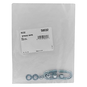 Reese 58032 Trunnion Bar Weight Distribution Kit - (2) U-Bolts, (4) Lock Nuts, (4) Flat Washers