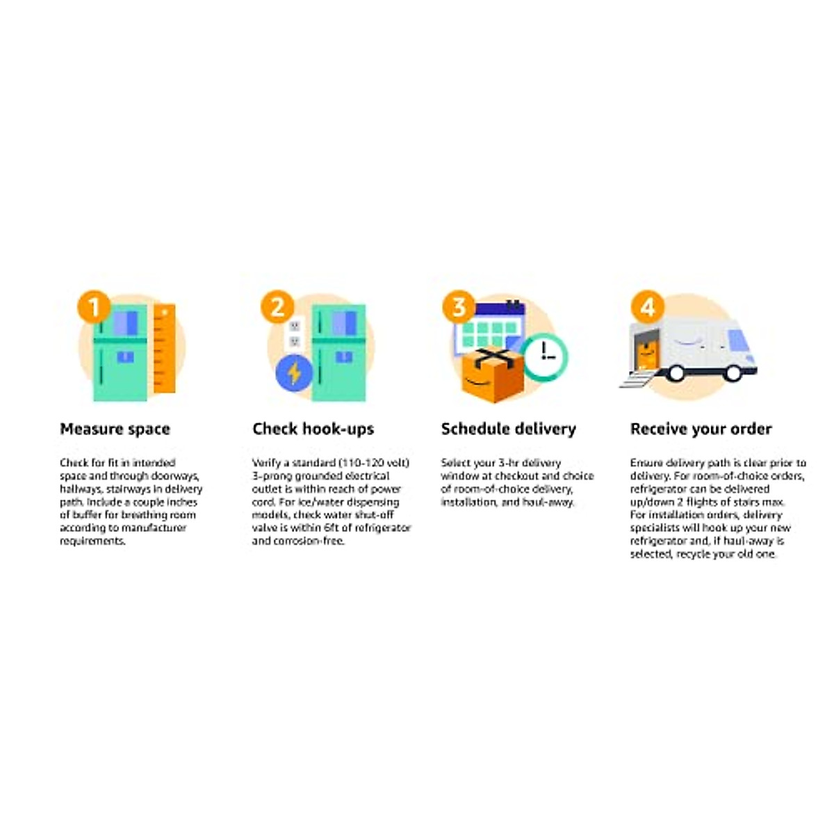 Hamilton Beach HBF1558 15.6 Counter Depth Full Size Refrigerator, Side Doors, Stainless, 15.8 cu ft