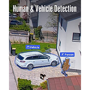 ANNKE 5MP Lite 16 Channel Security Video Recorder with AI Human/Vehicle Detection and 2TB Hard Drive, H.265+ 5-in-1 Hybrid DVR, Supports 16CH Analog and 2 IP Cameras for Home Business Surveillance