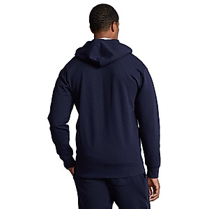 Polo Ralph Lauren Men's Full Zip Active Hoodie (Large, Navy)