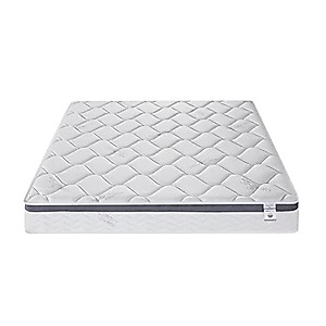 King Size Mattress - 10 Inch Cool Memory Foam & Spring Hybrid Mattress with Breathable Cover - Comfort Plush Euro Pillow Top - Rolled in a Box - Oliver & Smith
