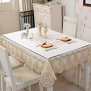 Clear PVC Desk Protector Plastic Crystal Tabletop Topper Thick Small Table Cover Protector 12x36 In Rectangular Plastic Night Stand Desk Pad Mat for Office Computer Desk/Sofa Table Easy Clean Wipeable