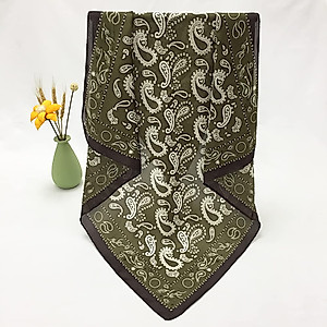 Silk Head Scarf for Women Men - 4PCS Satin Square Hair Scarves - Vintage Bandanas Wraps Headbands 27.5 Inches