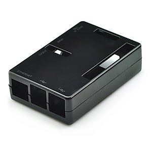 TinySine ABS Plastic Black Case/Box for The Raspberry Pi 3/Pi 2/Model B+/Model A+